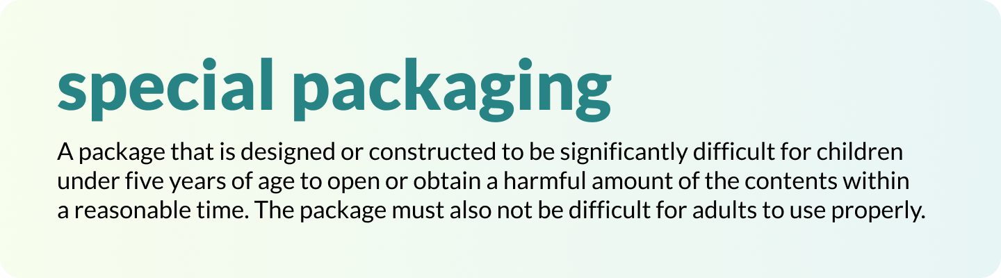 Certified Child-Resistant Packaging Explained